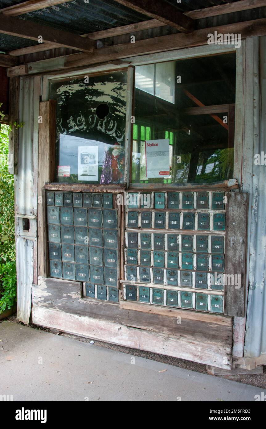 Old Building, Post Office, Trebonne, Queensland, Australia Stock Photo ...