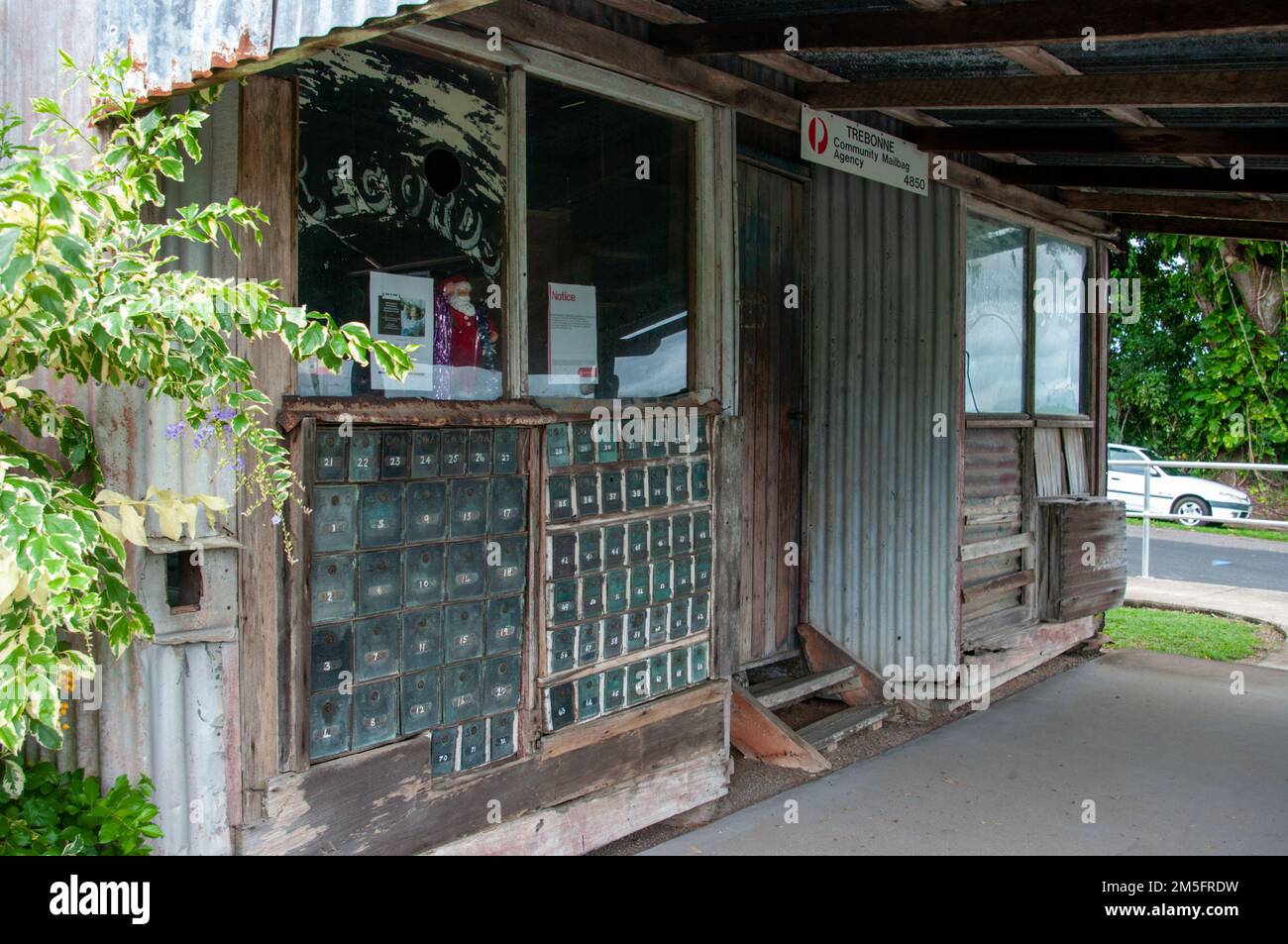 Old Building, Post Office, Trebonne, Queensland, Australia Stock Photo ...