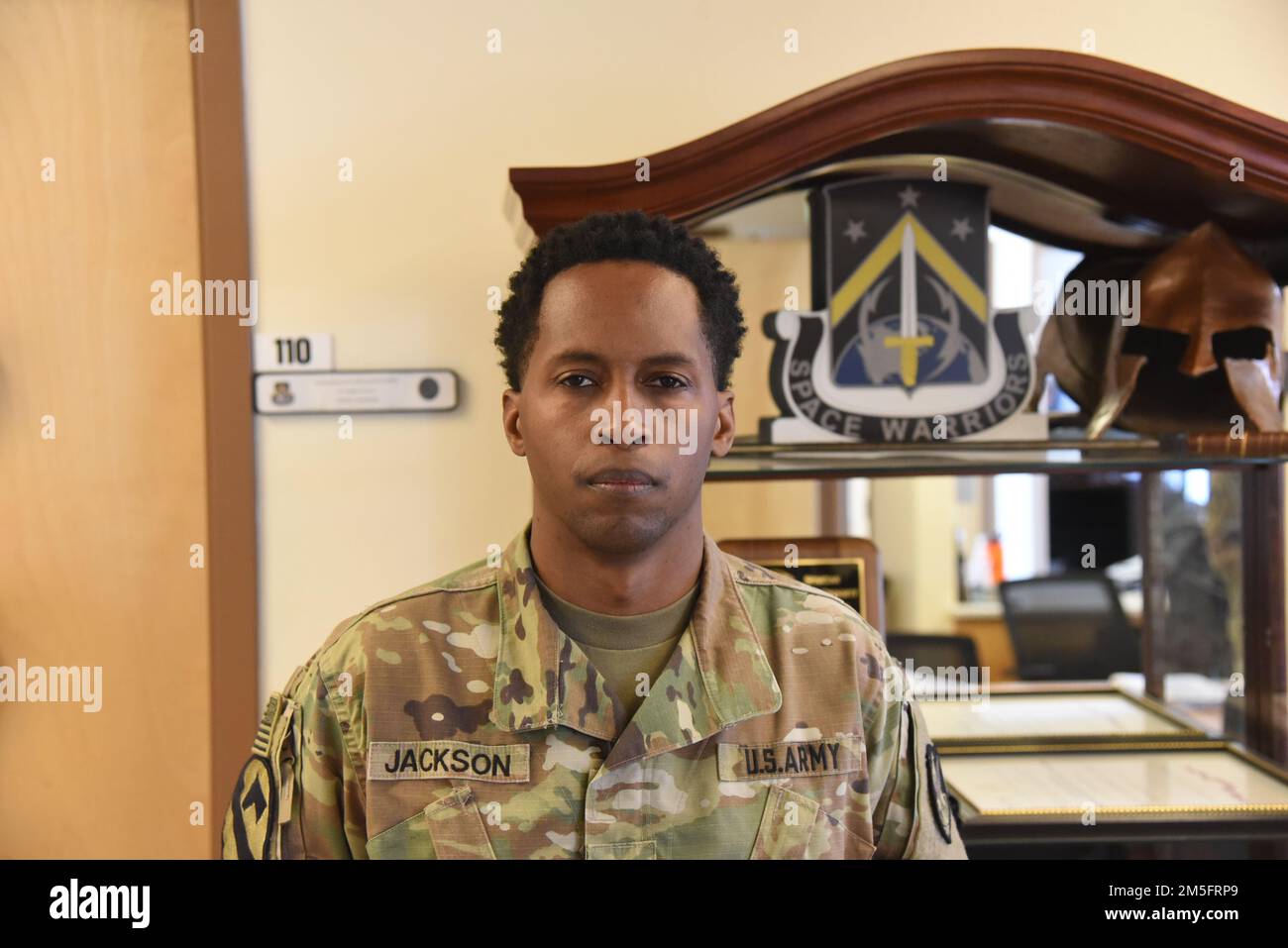 Staff Sgt. DeAndre Jackson, the operations/training room ...