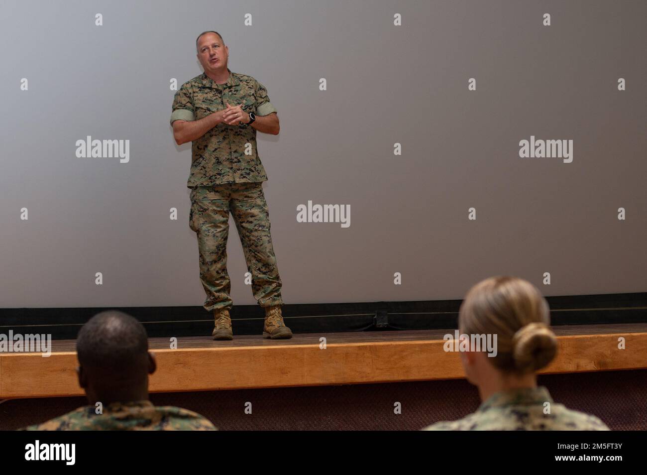 U.S. Marine Col. Peter Farnum, the deputy commander of Marine Corps ...