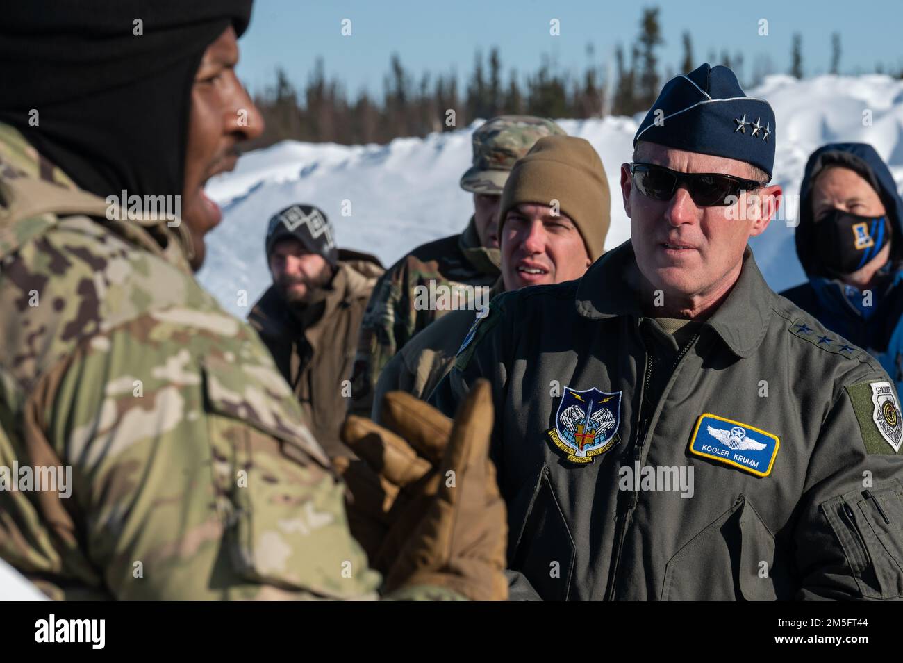 U.S. Air Force Lt. Gen. David A. Krumm, commander of Alaska North ...