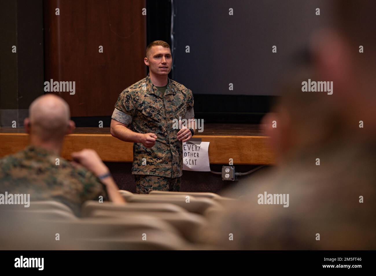 U.S. Marine Capt. Zachary K. Nickless, the operations officer for the ...