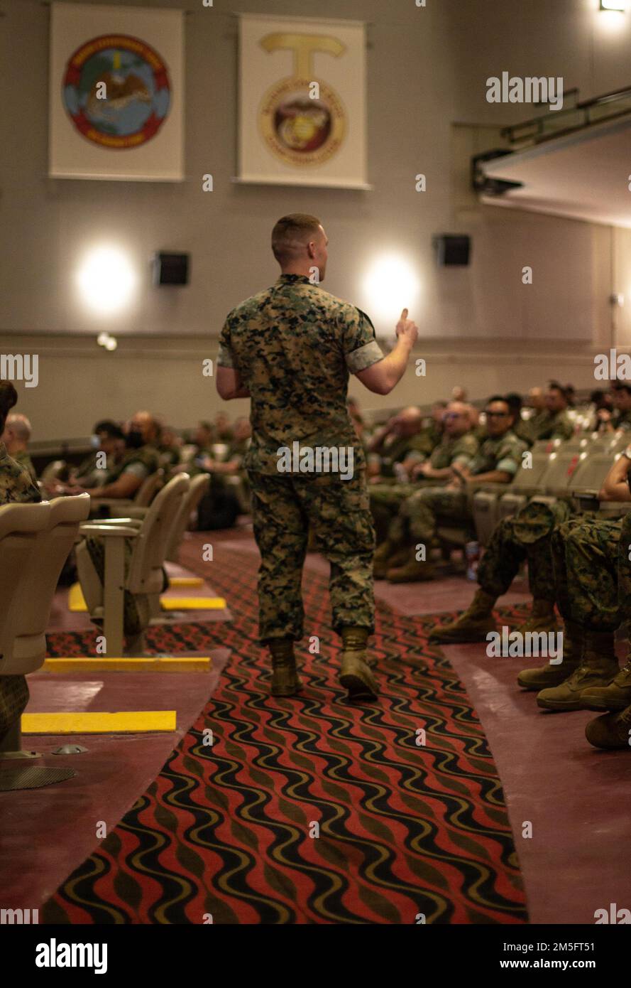 U.S. Marine Capt. Zachary K. Nickless, the operations officer for the ...
