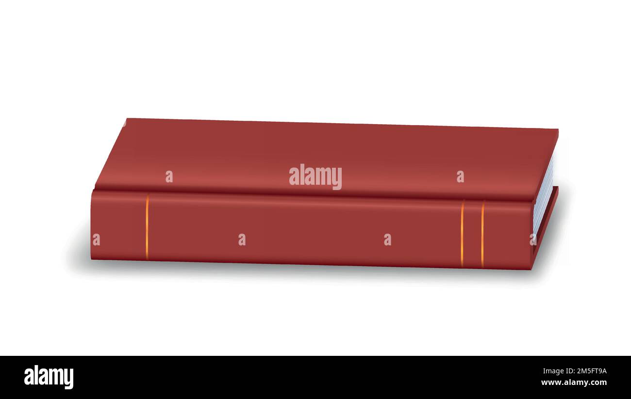 Realistic red book Stock Vector Image & Art - Alamy