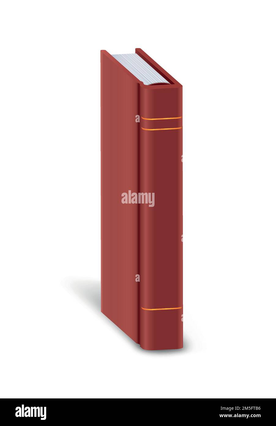 Realistic red book Stock Vector Image & Art - Alamy