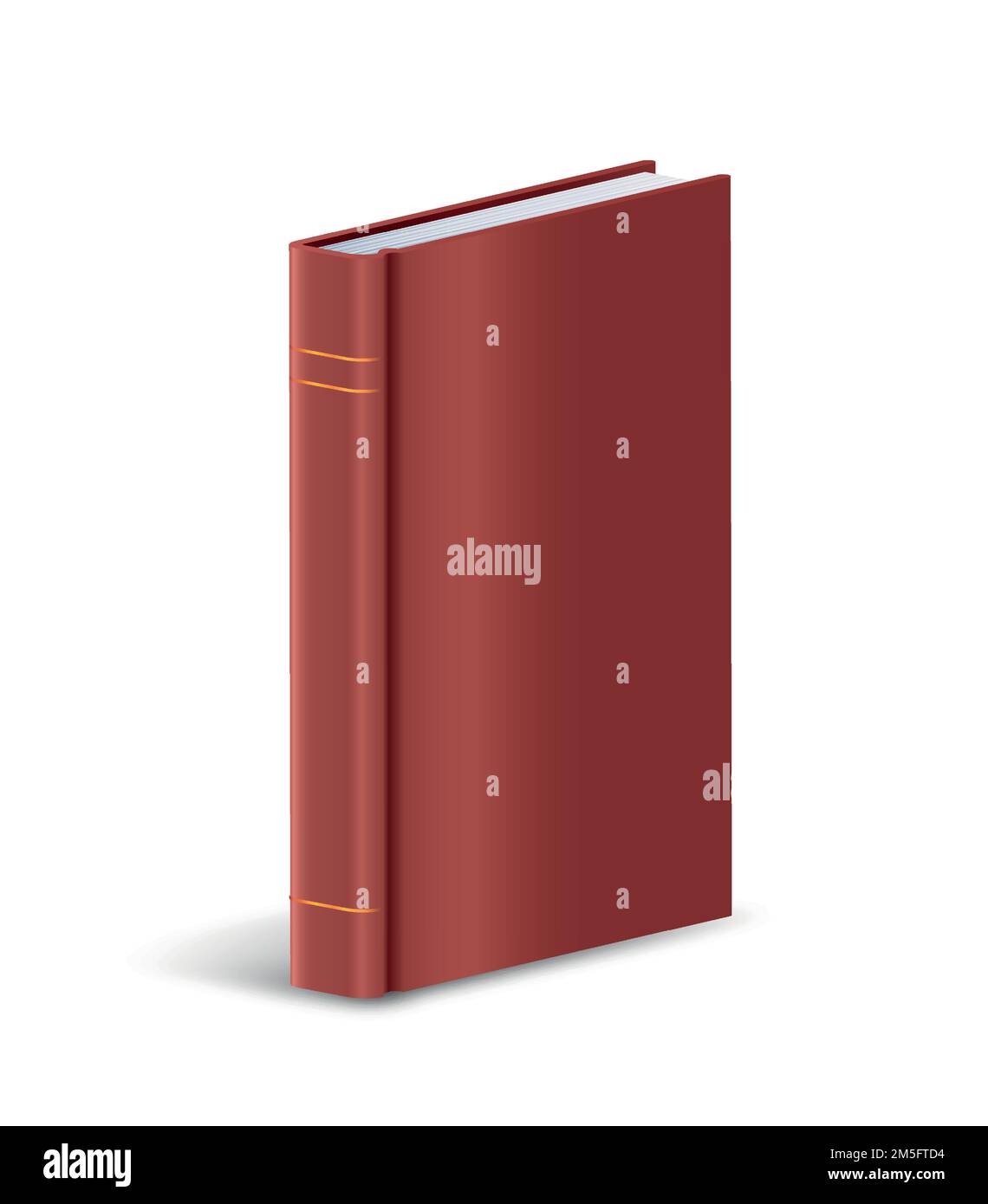 Realistic red book Stock Vector Image & Art - Alamy