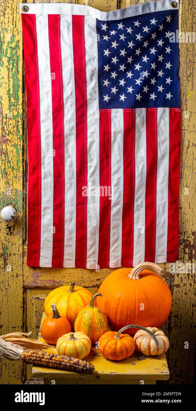 American flag pumpkin hi-res stock photography and images - Alamy