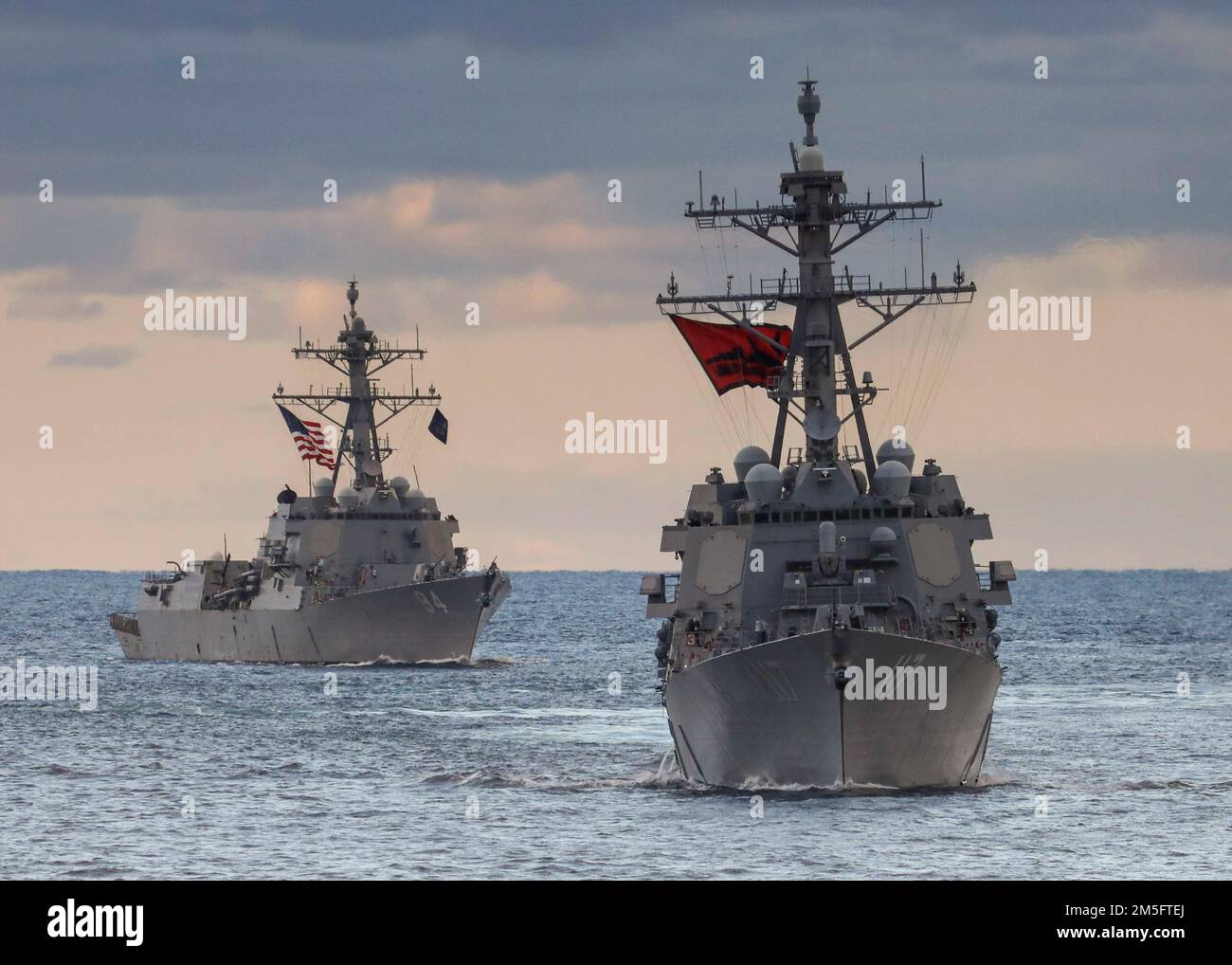 ATLANTIC OCEAN (March 15, 2022) – The Arleigh Burke-class guided ...