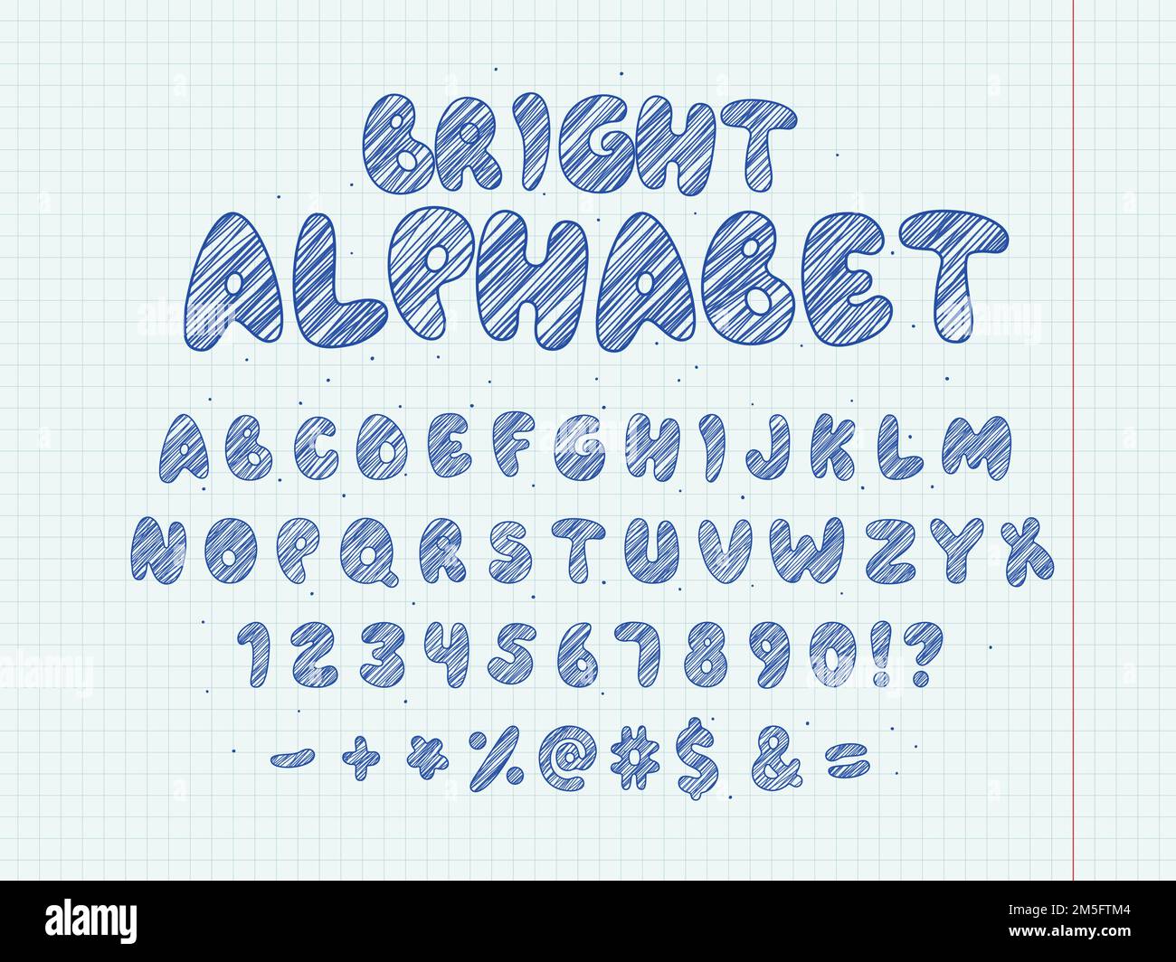 School blue font concept Stock Vector Image & Art - Alamy