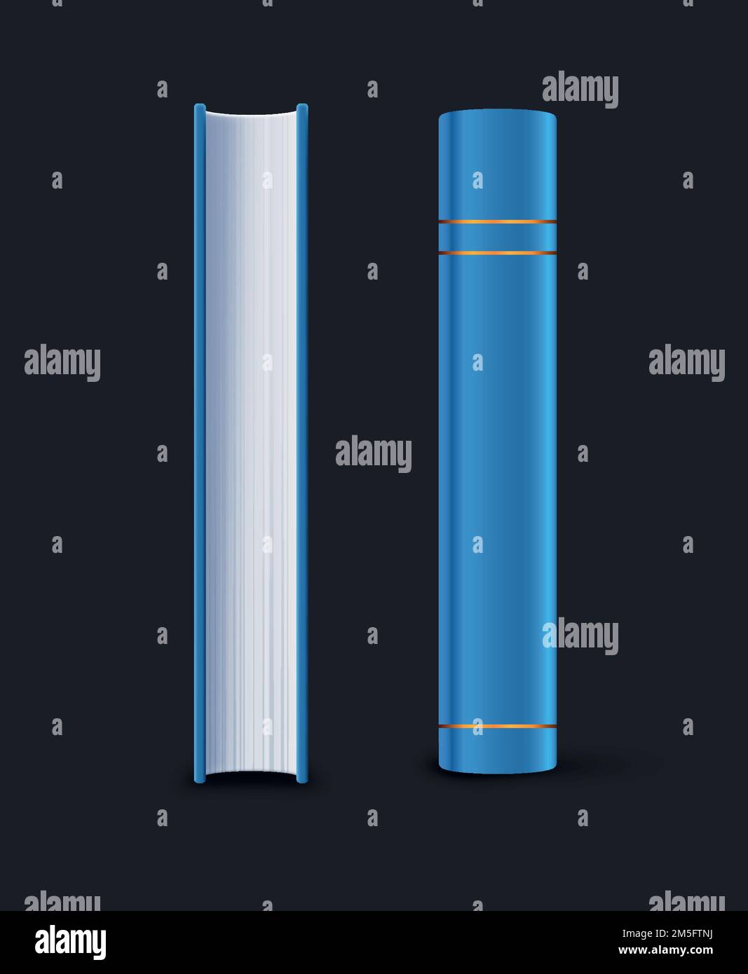 Mockup blank paper books Stock Vector Images - Alamy