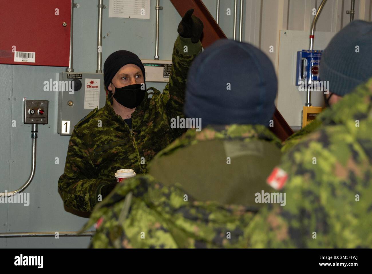 Royal Canadian Air Force Fire Fighter, Sergeant Jeff Hawley, explains ...