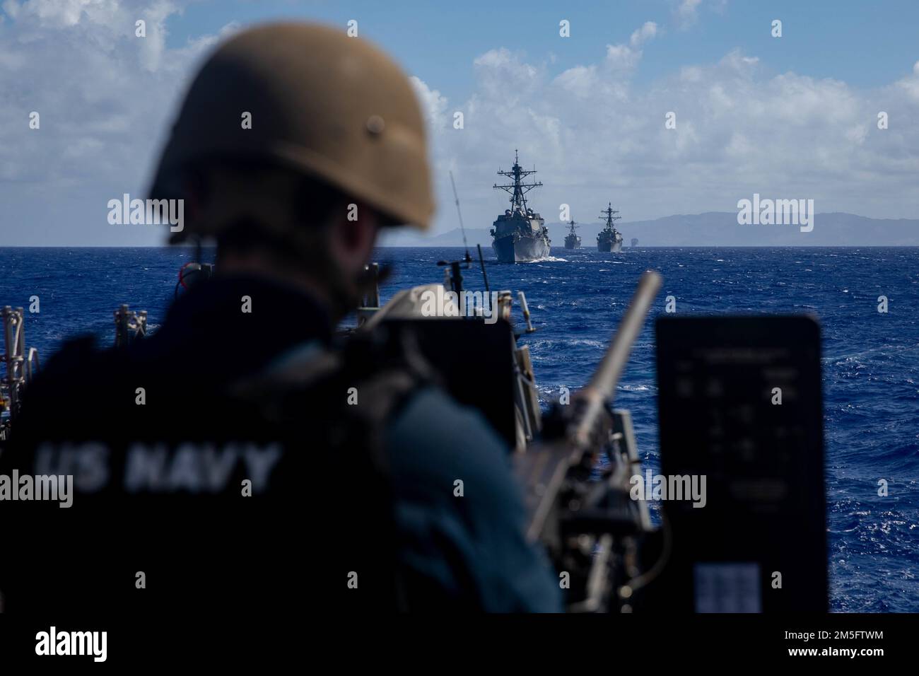 220315-N-KW492-1096 PACIFIC OCEAN (March 15, 2022) Logistics Specialist ...