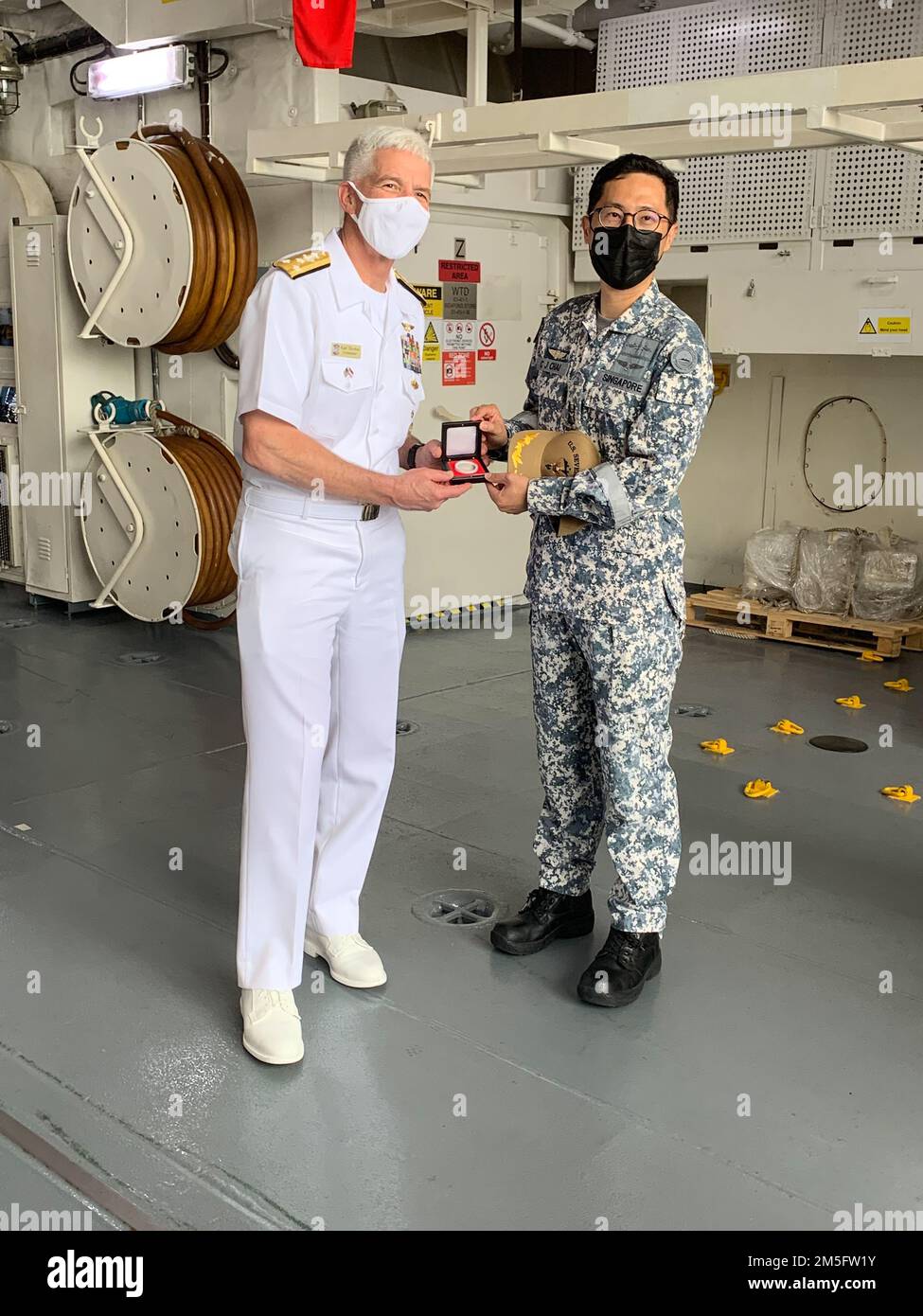 220315-N-YQ414-0669 SINGAPORE (March 15, 2022) - Commander U.S. 7th ...