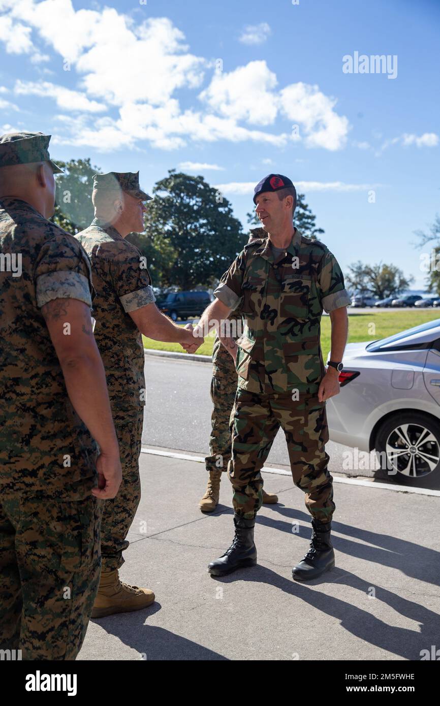 U.S. Marine Corps Lt. Col. Eric Tee, the commanding officer of 2d ...