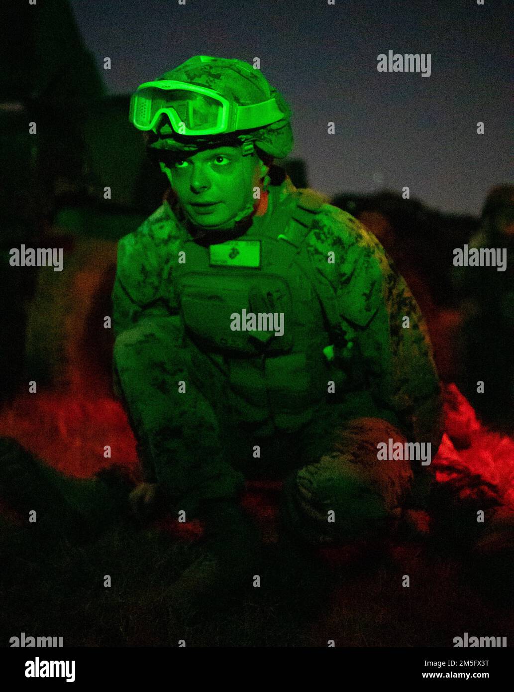 U.S. Navy Hospitalman 3rd Class Frank Hargrove, a corpsman with 3d ...