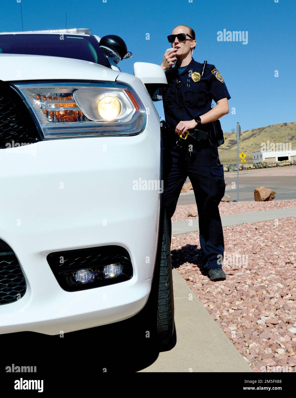 FORT CARSON, Colo. — Sgt. Daniella Arndt, officer, Fort Carson Police ...