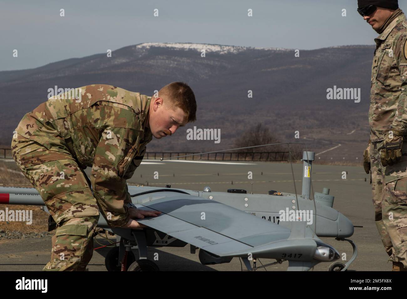U.S. Army Sgt. Samuel Amore, assigned to 7th squadron, 17th Cavalry ...