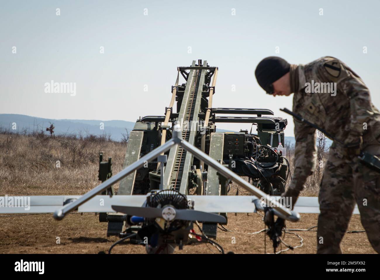 U.S. Army Spc. Caleb Cantu assigned to 7th squadron, 17th Cavalry ...