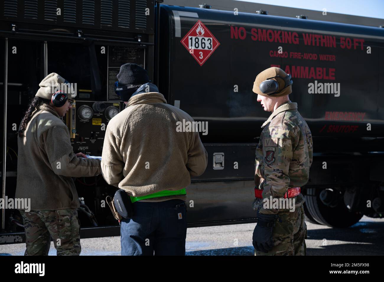 U.S. Air Force Senior Airman Aleksandr Zenski, a 354th Logistics ...
