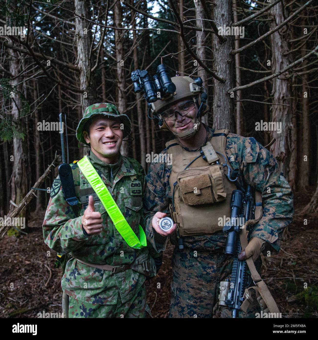 Sergeant Yuki Kabayama, a solider with the 1st Amphibious Rapid ...