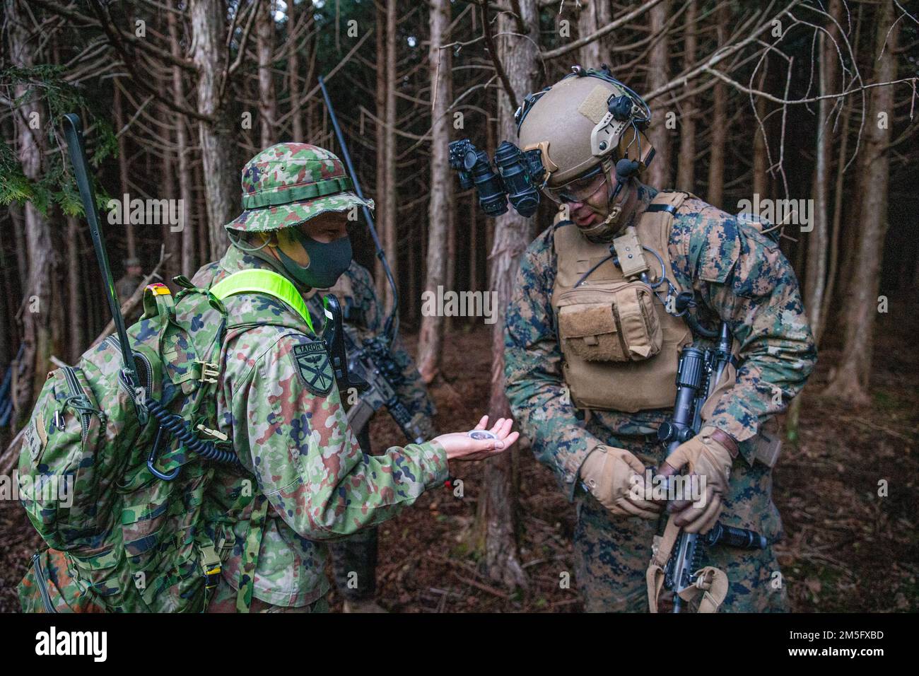Sergeant Yuki Kabayama, a solider with the 1st Amphibious Rapid ...