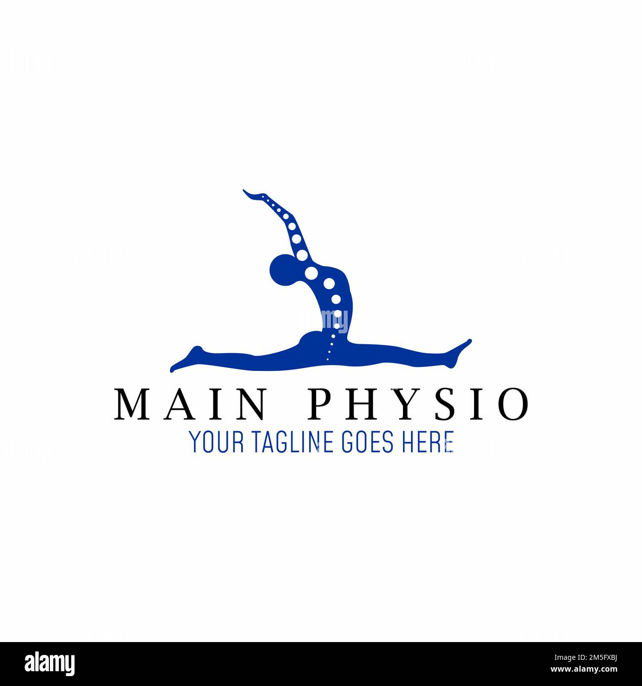 Physiotherapy spine body health Cut Out Stock Images & Pictures - Alamy