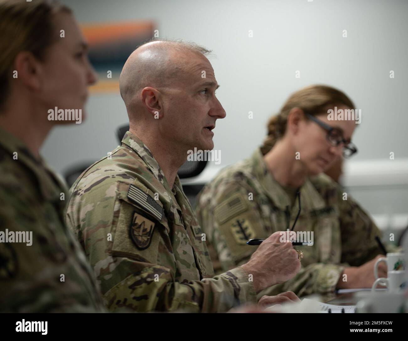 Maj. Gen. Wendul Hagler, the deputy commanding general of U.S. Army ...
