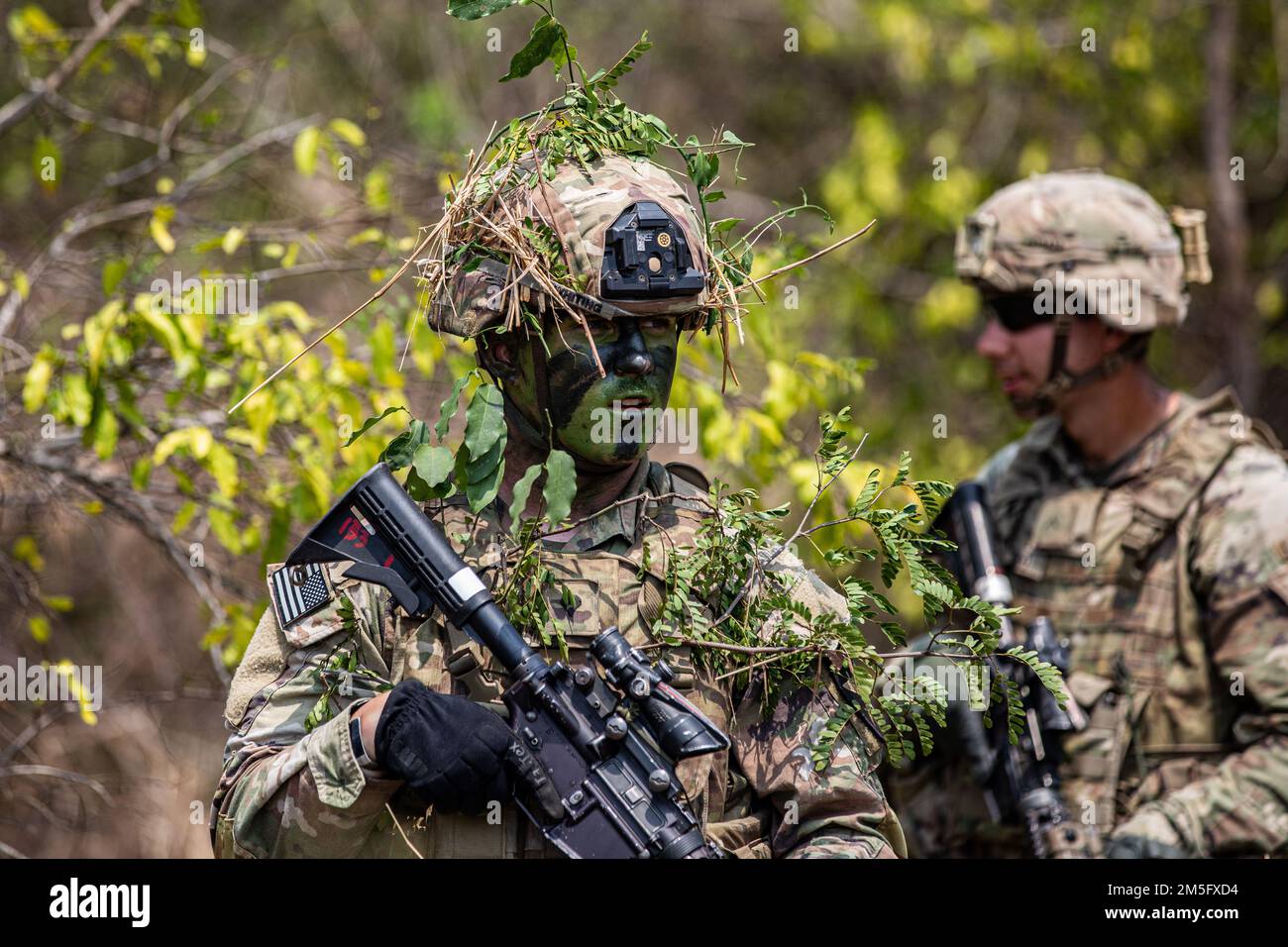 U.S. Army Soldiers from Braves Company, 4th Battalion, 23rd Infantry ...