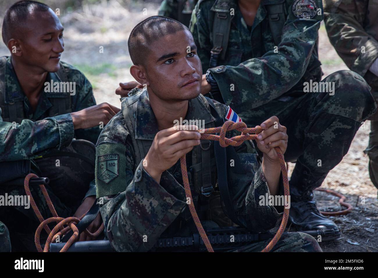 U.S. Army Soldiers from Braves Company, 4th Battalion, 23rd Infantry Regiment, 2nd Brigade, 2nd ...