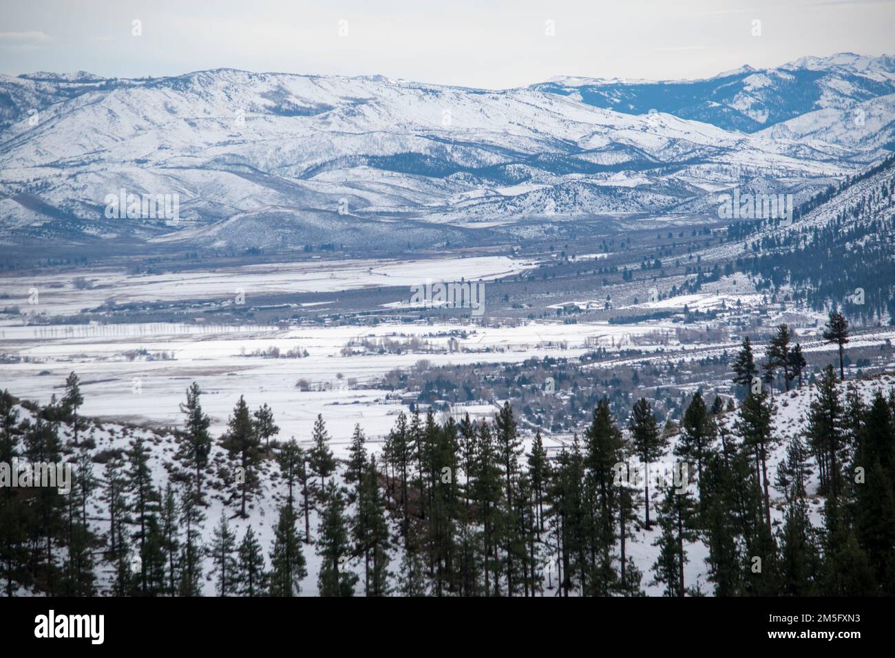 Kingsbury Grade connects Carson Valley in Nevada to Lake Tahoe in ...