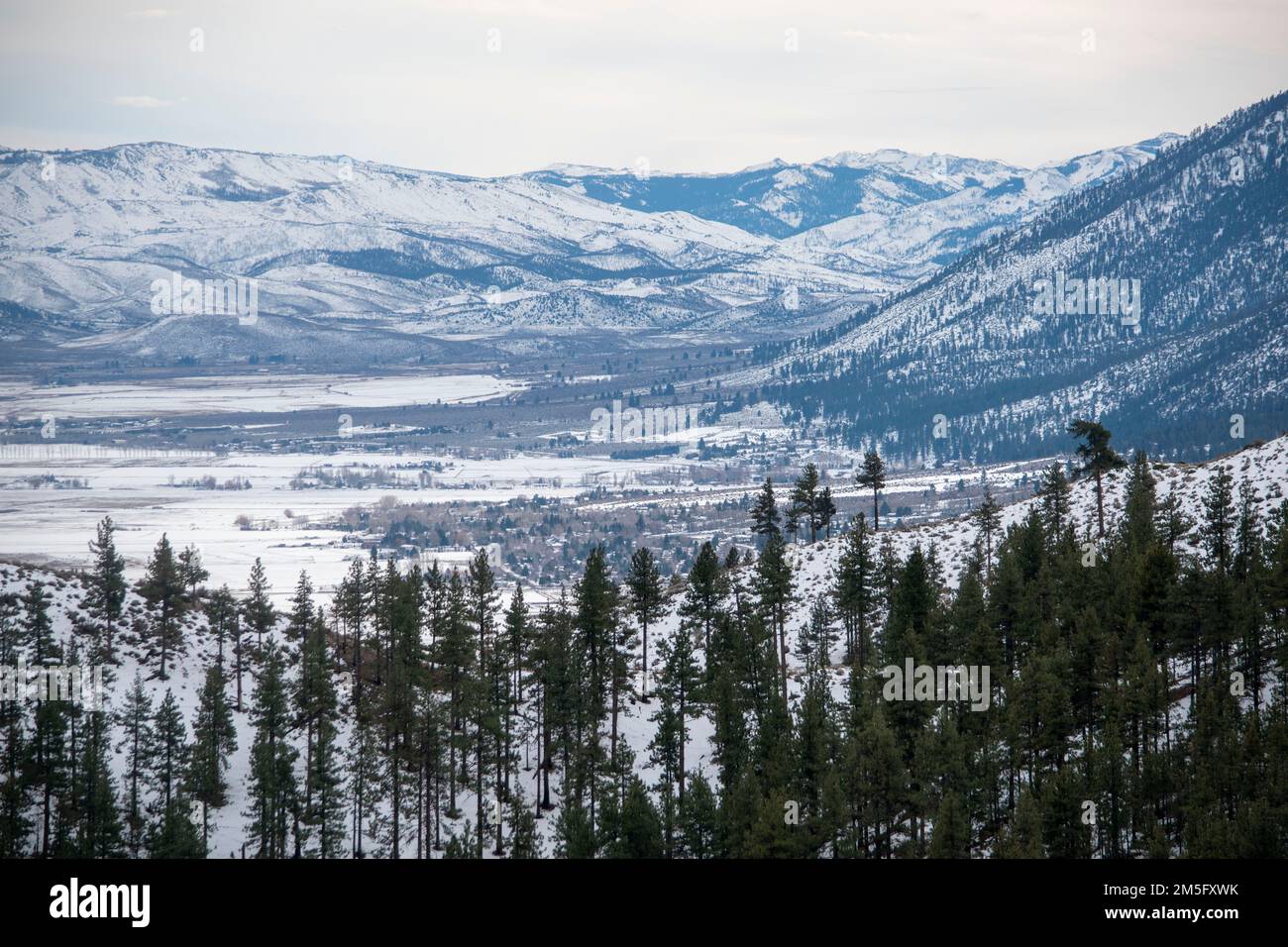 Kingsbury Grade connects Carson Valley in Nevada to Lake Tahoe in ...