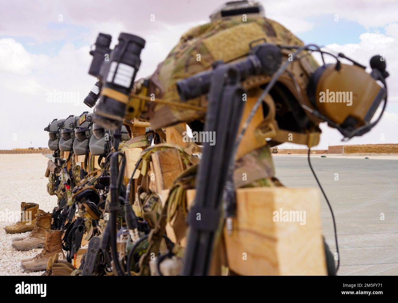 A display of seven battlefield crosses, honoring the seven men who made ...