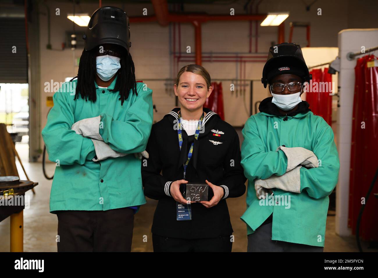 Logistics Specialist Seaman Ariel Watts, from Dawson, Georgia, assigned ...