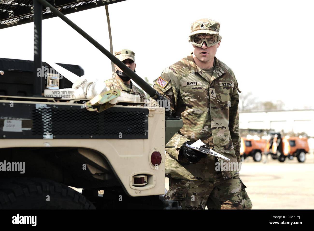 Staff Sgt. Thomas Barry, a Transportation Management Coordinator ...