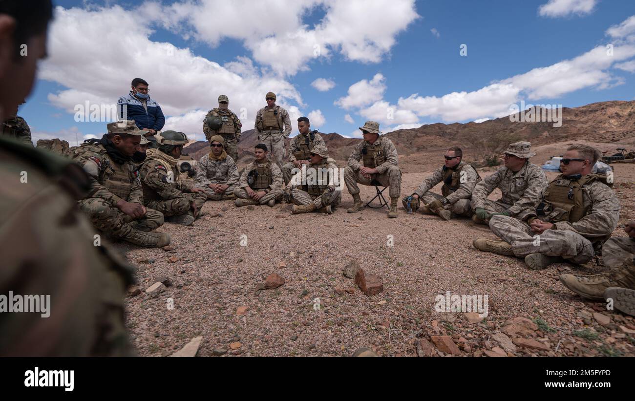 CAMP TITN, Jordan (March 15, 2022) - U.S. Marines assigned to Combined ...