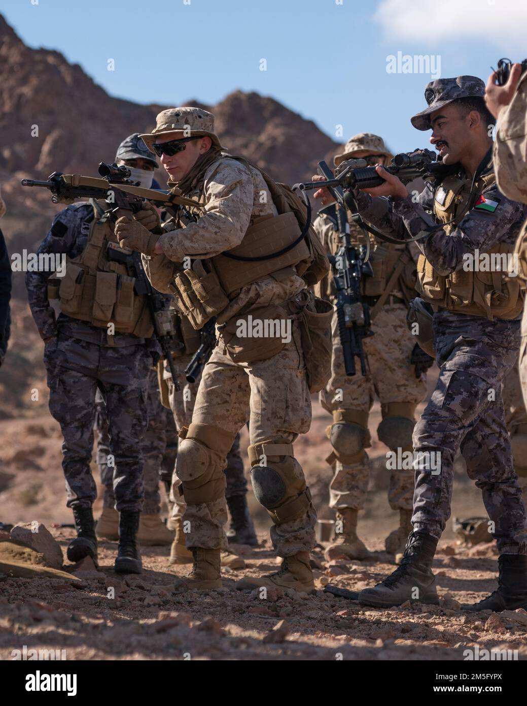 CAMP TITIN, Jordan (March 15, 2022) - U.S. Marines with 2nd Battalion ...