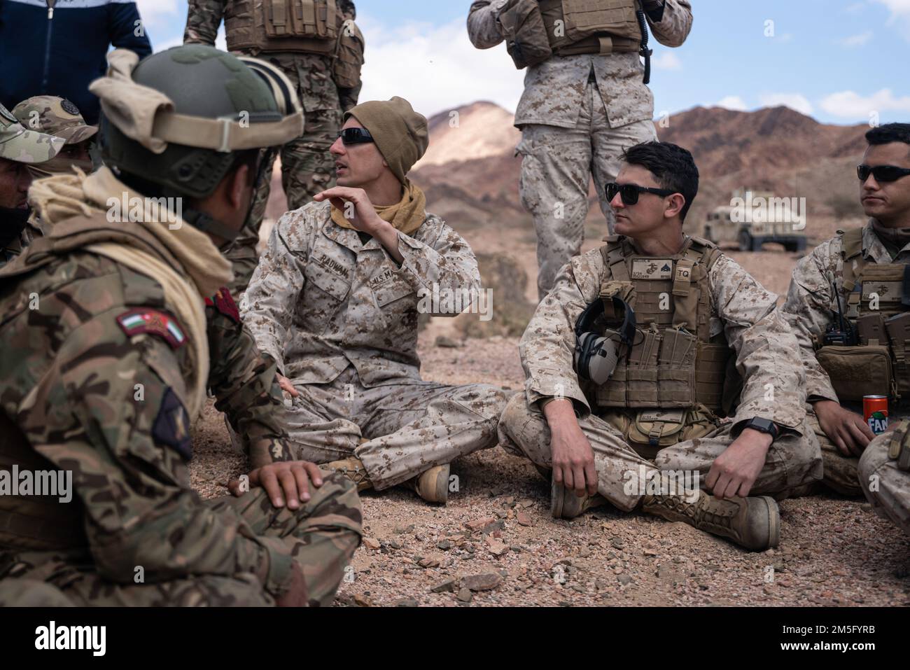 CAMP TITN, Jordan (March 15, 2022) - U.S. Marines assigned to Combined ...