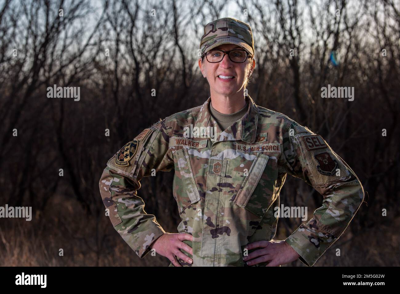 Chief Master Sgt. Stephanie Walker, 7th Operations Squadron senior ...