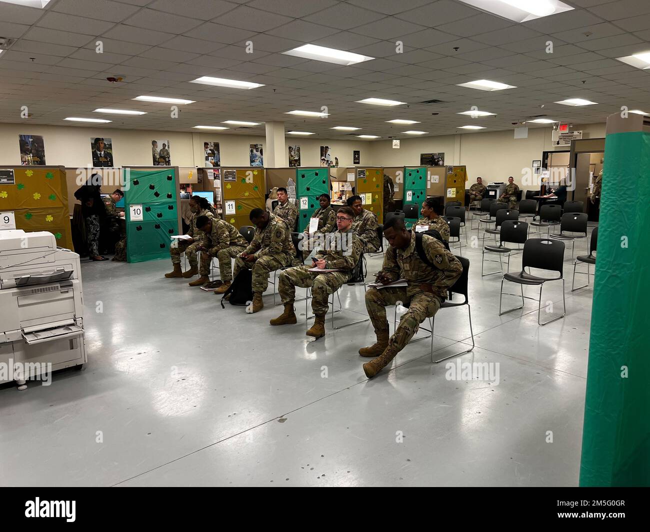 Soldiers from the 135th Expeditionary Sustainment Command conduct ...