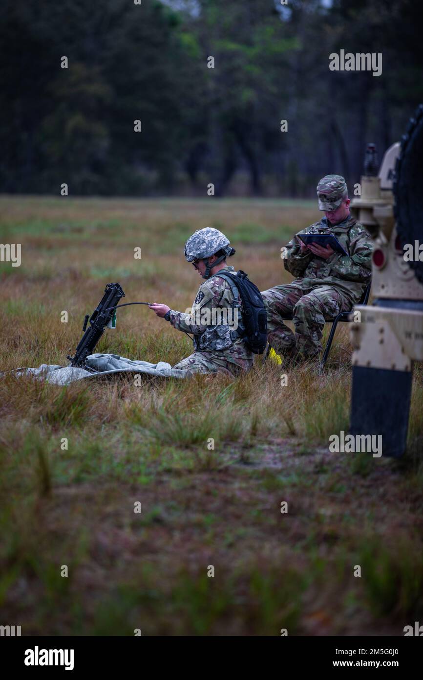 U.S. Army Spc. Kelsey Kollar, 335th Signal Command (Theater), assembles ...