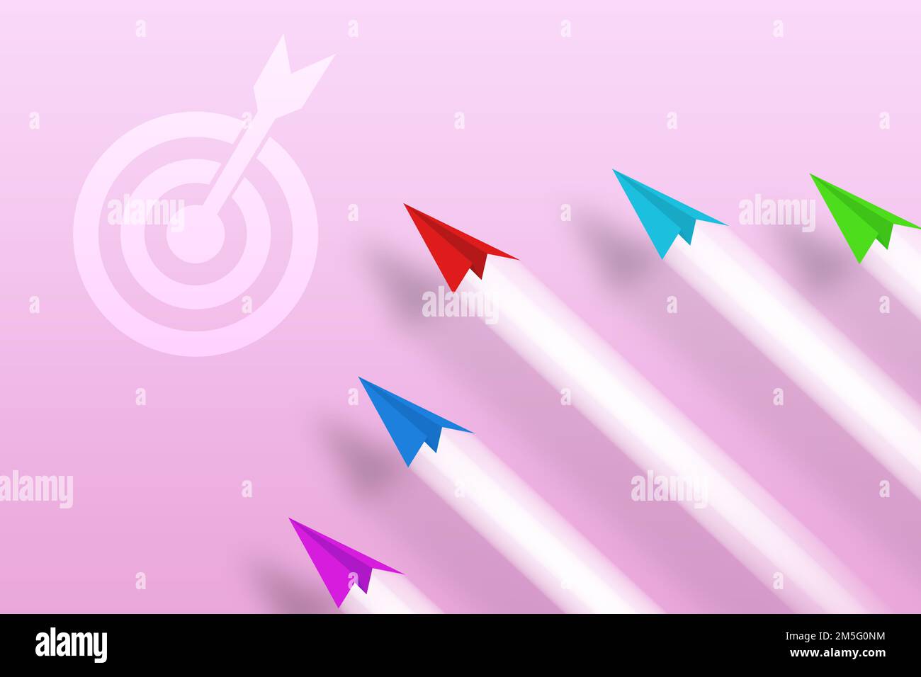 Go towards goals and goals from which you can gain strength Stock Photo ...