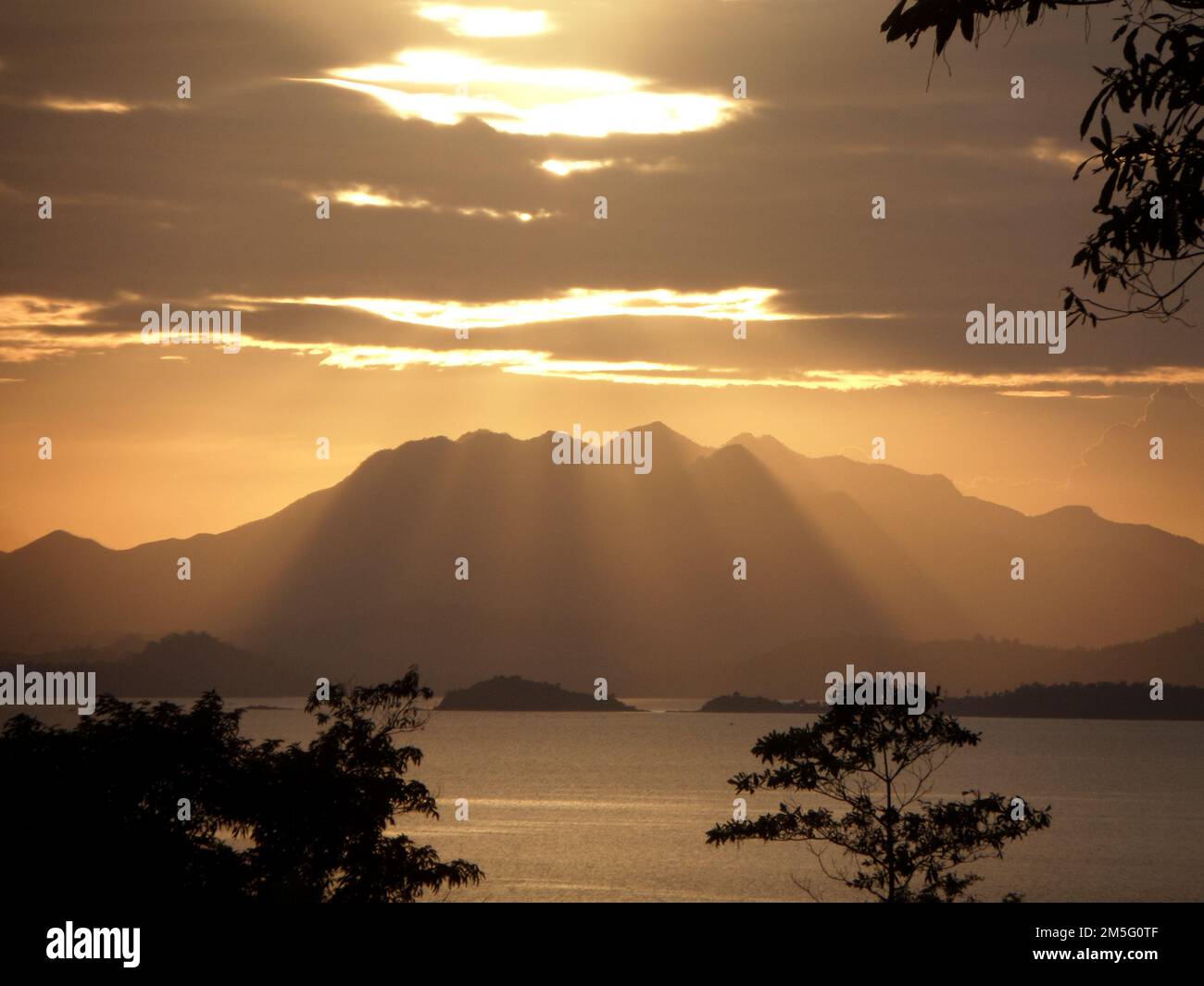 Sunset at Sicogon Island Stock Photo - Alamy