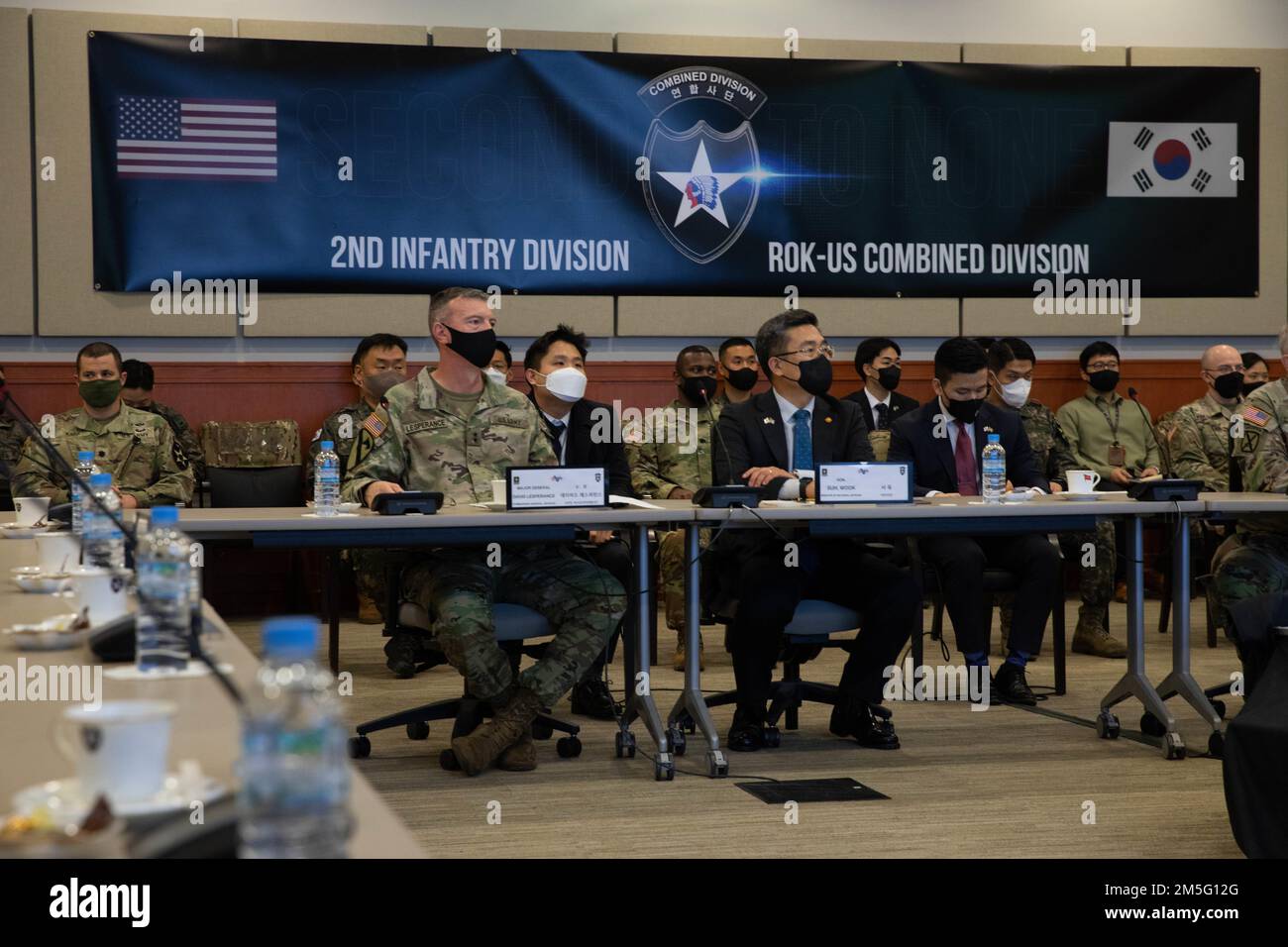 2nd infantry division rok u s combined division hi-res stock ...