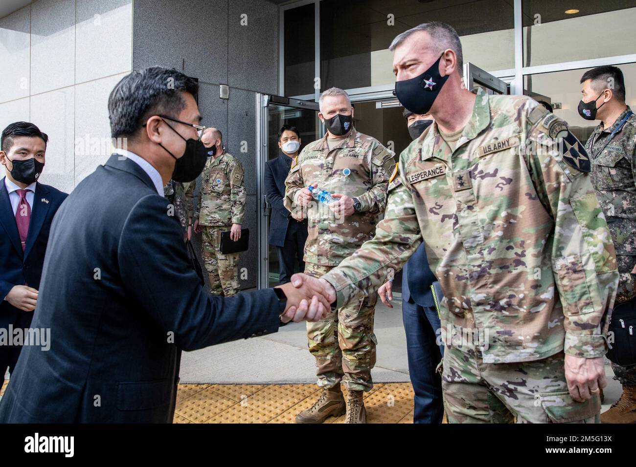 2nd infantry division rok u s combined division hi-res stock ...