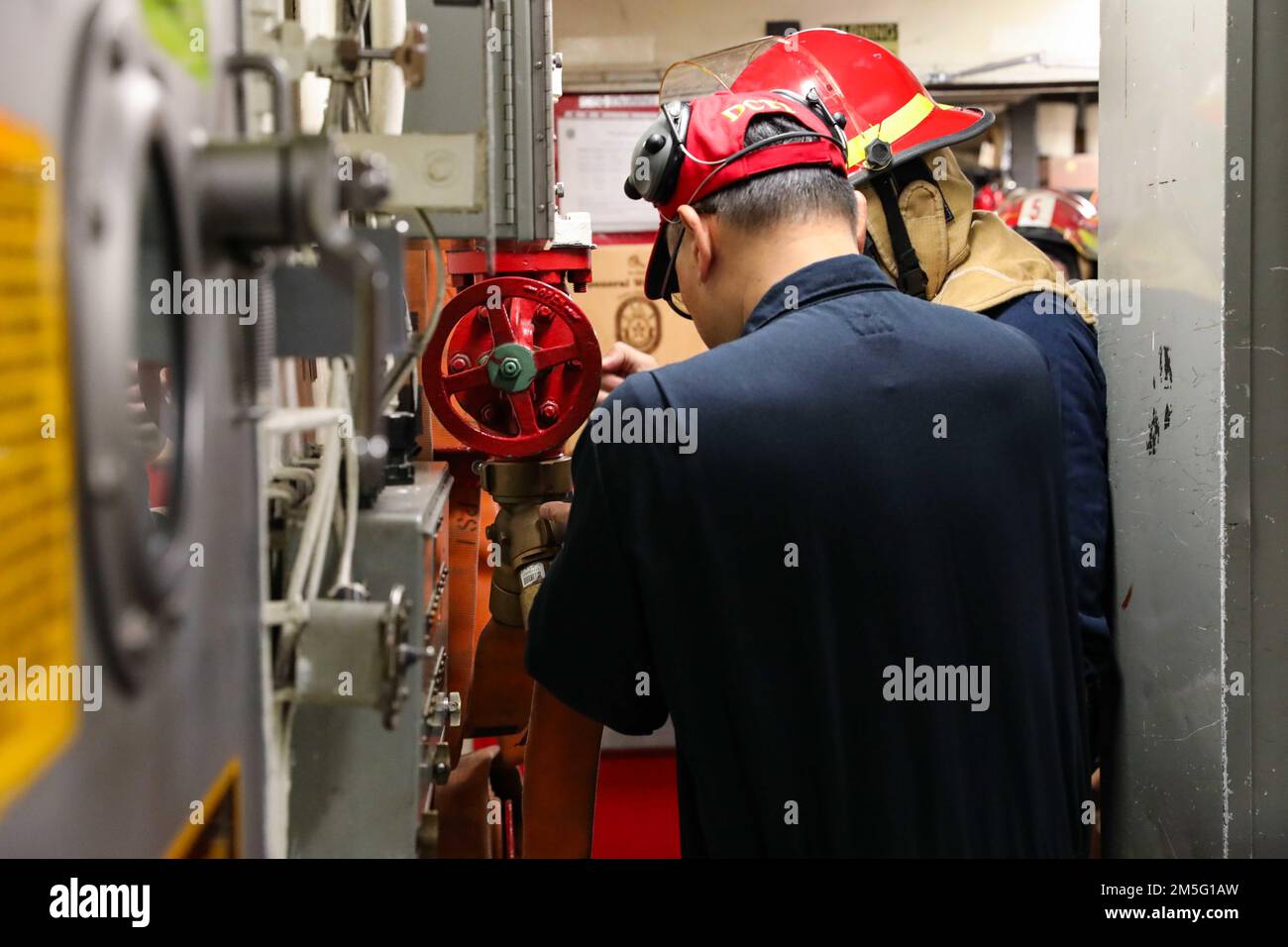 220316-N-UN585-1015 MEDITERRANEAN SEA (March 16, 2022) Chief Damage ...