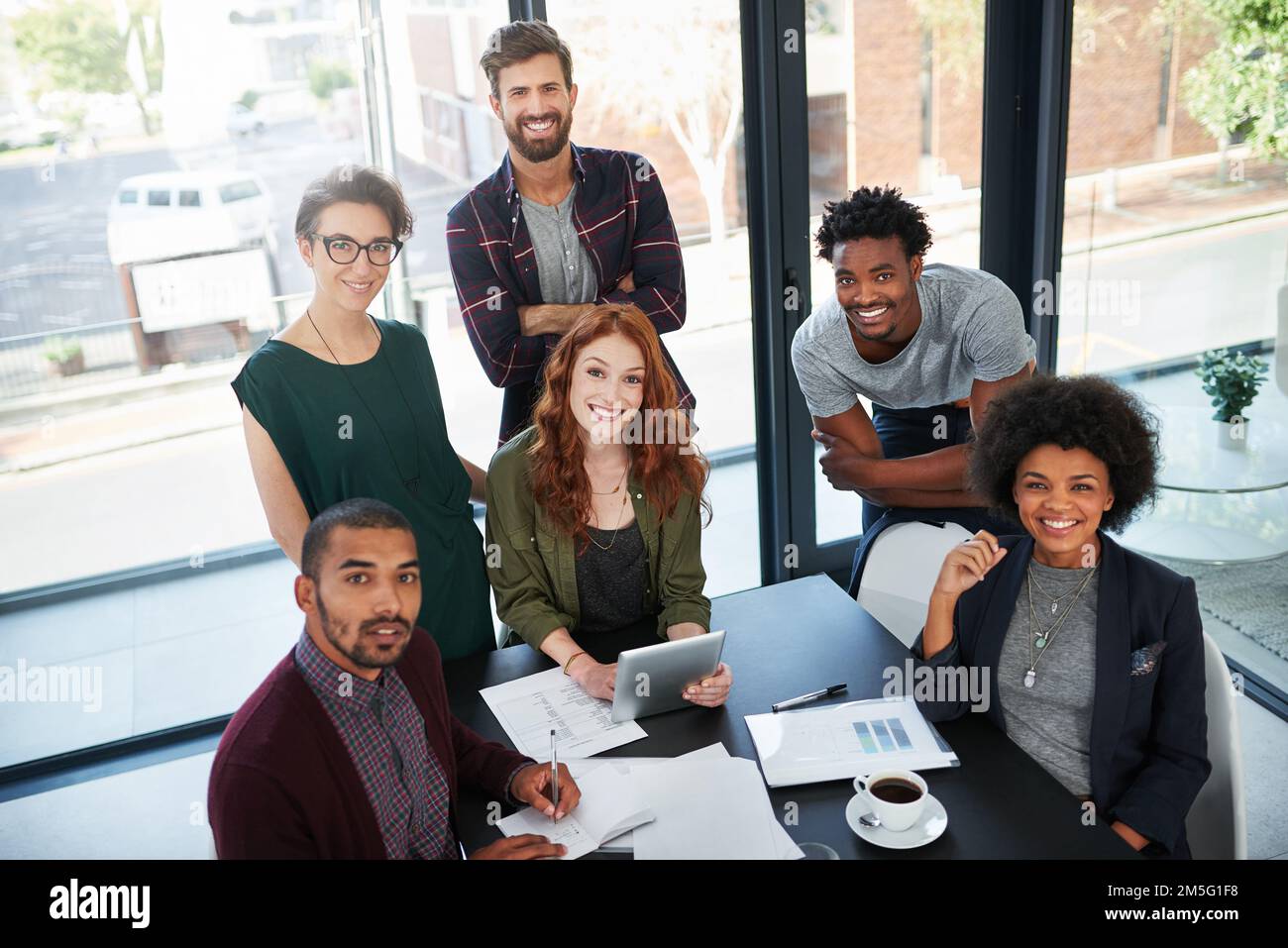 Theyre a team that stands on the foundation of excellence. Portrait of ...