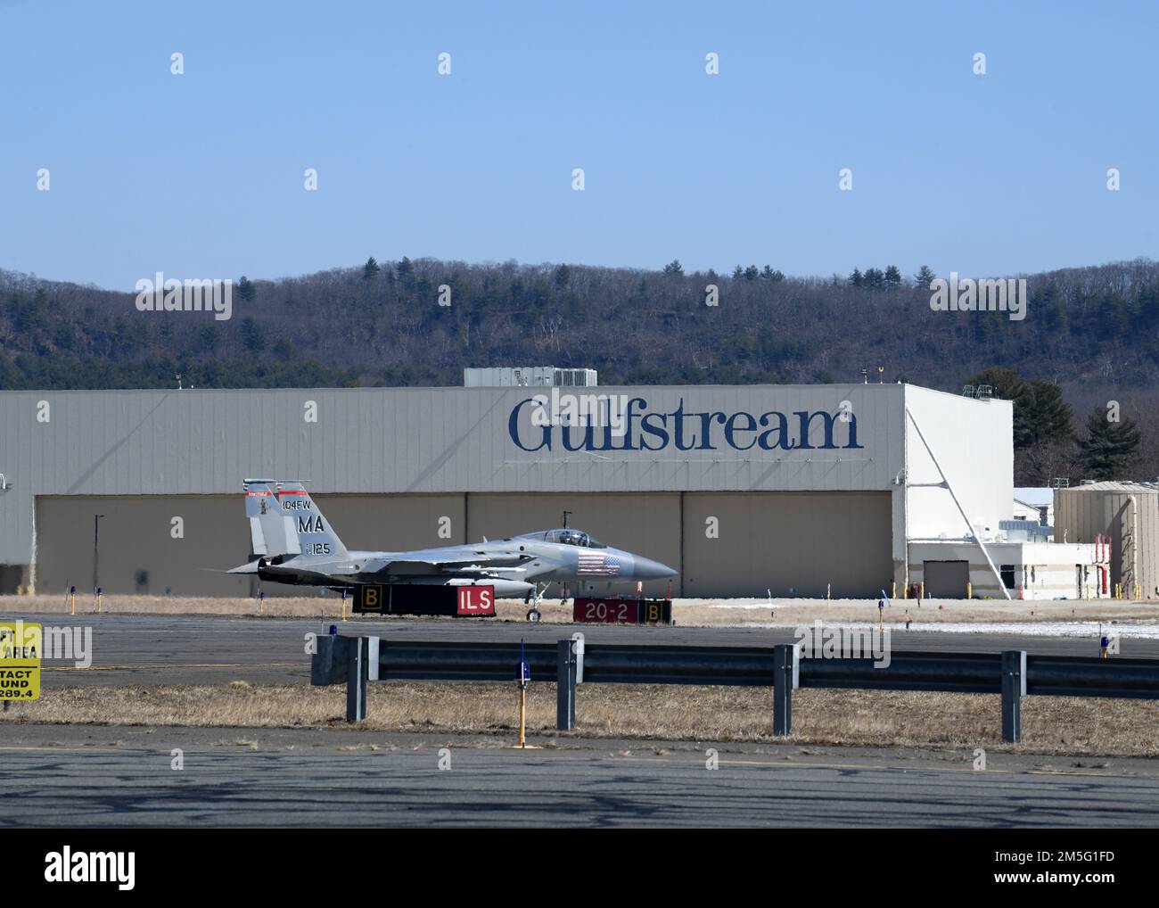 U.S. Air Force F-15Cs from the Massachusetts Air National Guard's 104th ...
