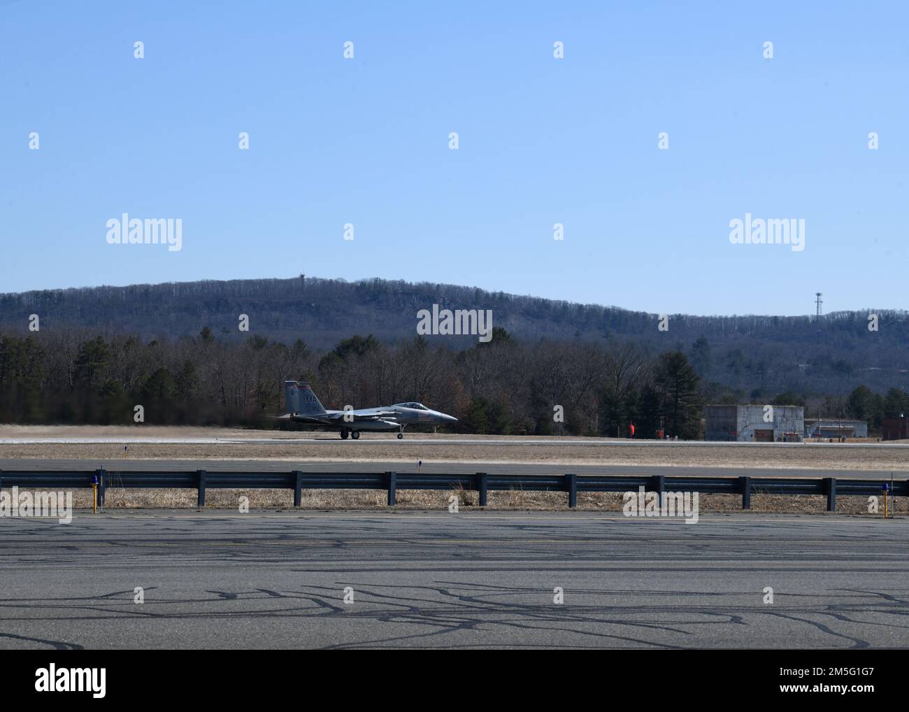 U.S. Air Force F-15Cs from the Massachusetts Air National Guard's 104th ...