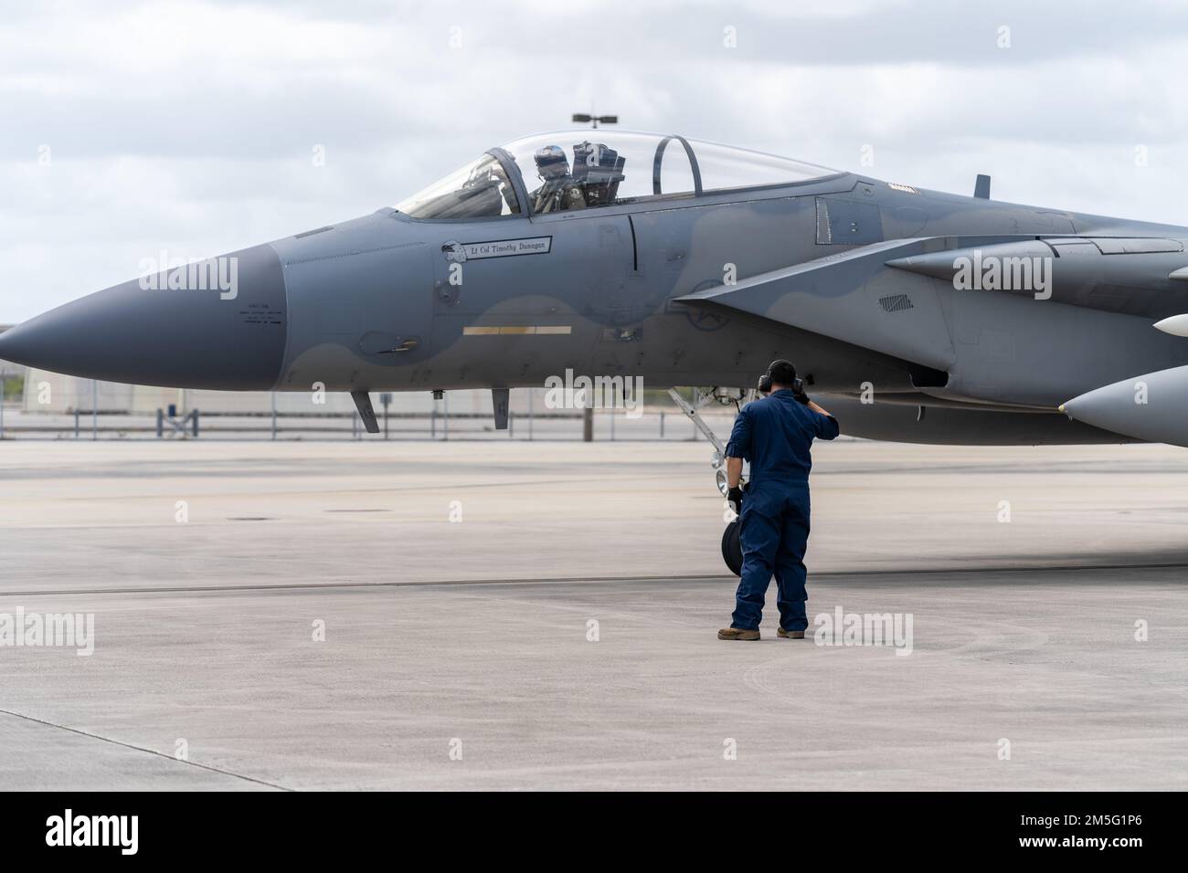U.S. Air Force F-15Cs from the Florida Air National Guard's 125th ...