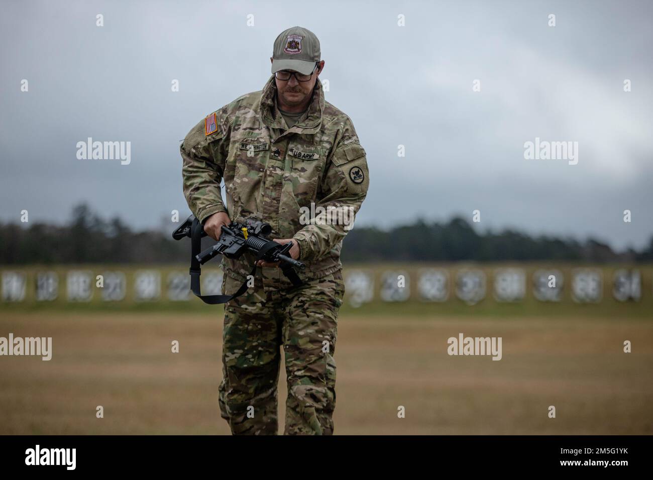 The Alabama National Guard Marksmanship Team is competing in the 2022 U ...